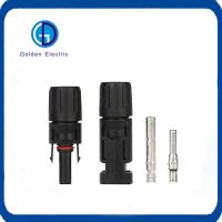 China Copper Terminal Mc4 Solar Cable Connector for IP67 Rated PV Panels in Energy System for sale