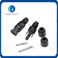 China Copper Terminal Mc4 Solar Cable Connector for IP67 Rated PV Panels in Energy System for sale