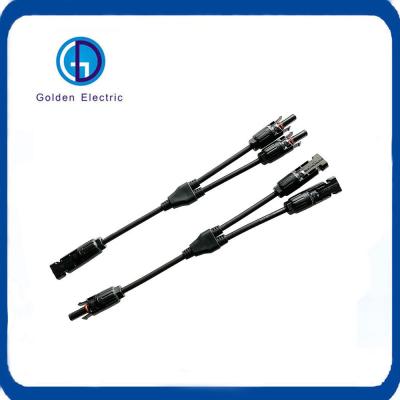 China 1000V Mc4 Y Type Connector For PV Energy System PV004-2t1 DC 2 To 1 Wire for sale