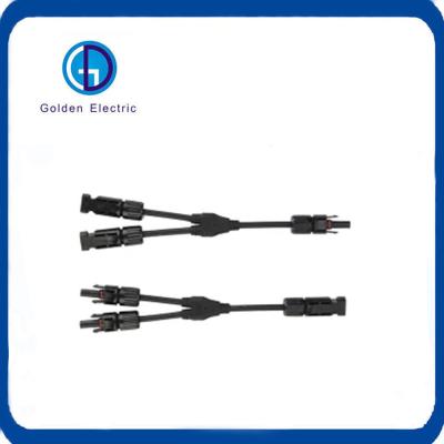 China Copper IP67 Waterproof Solar Y Branch Connectors With Lightning Protection for sale