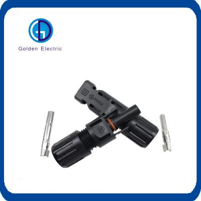 China IP68 Dustproof Mc4 Male And Female Connectors 30A Corrosion Resistant for sale