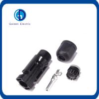 China 1000V Round MC4 DC Connector High Flexibility For Solar Panel System for sale