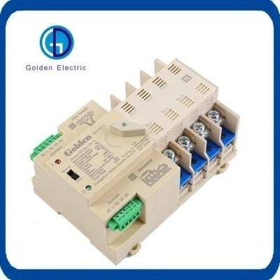 China 63A Automatic Transfer Switch ATS with Fire Resistant Protection and CE Certification for sale