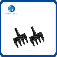 China Dust Resistance Solar MC4 Connector Easy installation For Photovoltaic Branch T System for sale