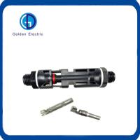 China 1000VDC PV004-P Solar Panel Cable Connectors Male Female Contact Resistance 5m for sale