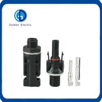 China 1000VDC PV004-P Solar Panel Cable Connectors Male Female Contact Resistance 5m for sale