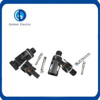 China 1000VDC PV004-P Solar Panel Cable Connectors Male Female Contact Resistance 5m for sale