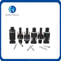 China 1000VDC PV004-P Solar Panel Cable Connectors Male Female Contact Resistance 5m for sale