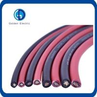 China Round Tinned PV Cable 6mm2 1000V DC Twin Core Rianproof For Solar PV System for sale