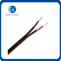 China Round Tinned PV Cable 6mm2 1000V DC Twin Core Rianproof For Solar PV System for sale
