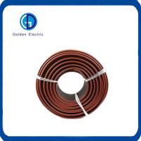 China Round Tinned PV Cable 6mm2 1000V DC Twin Core Rianproof For Solar PV System for sale