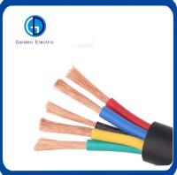 China 750V 3 Core 1.5mm2 Flexible Solar Panel DC Wire Rubber Insulated Sheathed for sale