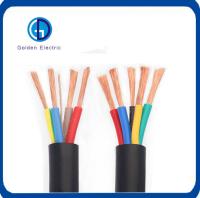 China 750V 3 Core 1.5mm2 Flexible Solar Panel DC Wire Rubber Insulated Sheathed for sale
