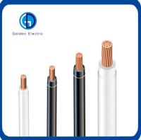 China Black PVC Insulation Copper PV Wire Water Resistant with Nylon Jacket 5.5mm for sale