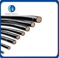 China Black PVC Insulation Copper PV Wire Water Resistant with Nylon Jacket 5.5mm for sale