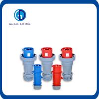 China 16A 32A Panel Mounted Industrial Plug and Socket for IP44 Male and Female Connections for sale