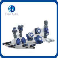 China 16A 32A Panel Mounted Industrial Plug and Socket for IP44 Male and Female Connections for sale