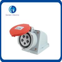 China 16A 32A Panel Mounted Industrial Plug and Socket for IP44 Male and Female Connections for sale