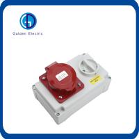 China 220V Industrial Receptacle and Switch with Interlock Device IP44 16A 32A 3p 4p 5p for sale