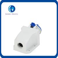 China IP44 16A 32A 2p 3p 4p European Standard Industrial Power Plugs and Sockets Panel Mounted Socket 220V 380V for sale