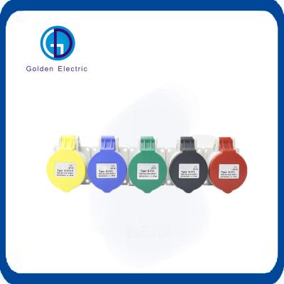 China Universal IP44 IP67 Waterproof 16AMP 3pin Multiple Power Outlet for Industrial for sale