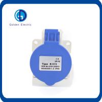 China Universal IP44 IP67 Waterproof 16AMP 3pin Multiple Power Outlet for Industrial for sale