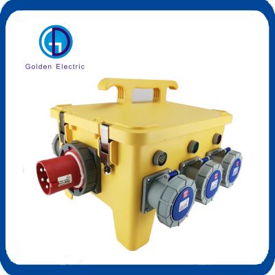 China Portable Combination Distribution Box with Industrial Socket Customized and Waterproof for sale