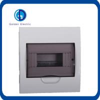 China Plastic Box with Iron Steel Base or Plastic Base Bottom Distribution Box Rated Current 63A for sale