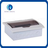 China Plastic Box with Iron Steel Base or Plastic Base Bottom Distribution Box Rated Current 63A for sale