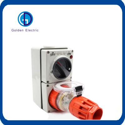 China Switch Customized Rated Voltage 250V Australian Standard Integrated Industrial Socket for sale