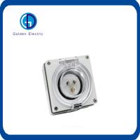 China 250V IP66 Gd-56ai Series Outdoor Industrial Waterproof Plug Square Dustproof 3-Pin Plug for sale