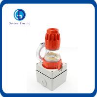 China 250V IP66 Gd-56ai Series Outdoor Industrial Waterproof Plug Square Dustproof 3-Pin Plug for sale