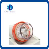 China Industrial Inverted Plug with Copper Galvanized Shell Material and IP66 Certification for sale