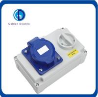 China IP44 16A 3p Receptacle and Switch with Interlock Device Contact Material Tinned Copper for sale