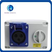China Customized Request 16A 32A 3p 5p Industrial Receptacle and Switch with Interlock Device for sale