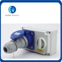 China Customized Request 16A 32A 3p 5p Industrial Receptacle and Switch with Interlock Device for sale