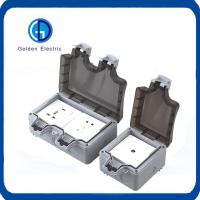 China IP66 Electrical Weatherproof Switched Outlet Protection Box for Outdoor Wiring for sale
