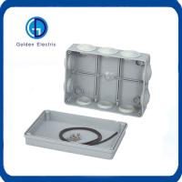 China 100mm*100mm*50mm Waterproof Junction Box ABS PVC Junction Enclosure with Mounting Plate for sale