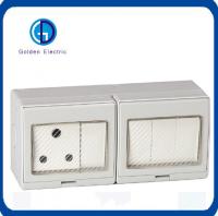 China Surface Mounted 16A 1gang Porous Socket with PC Panel and Copper Silver Alloy Inside for sale