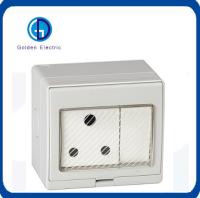 China Different sizes and specifications IP55 South Africa Surfacemounted Waterproof Socket for sale