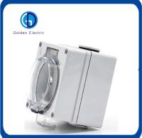 China UK IP66 1gang Socket 13A Waterproof Socket Max. Voltage 110V-250V IP Rating IP55 for sale