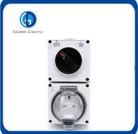 China Waterproof Socket and Switch 1 Gang UK Socket IP66 13A for sale