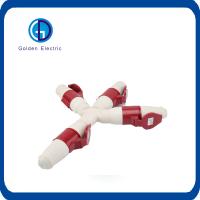China Wall Mounted Installation 3 Way 32 AMP Outlet Splitter Timesaving IEC Cee 1 in 3 out for sale