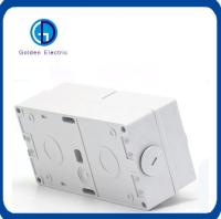 China Hospital Function IP66 Waterproof 2 Gang Socket with Waterproof Cover and USB Socket for sale