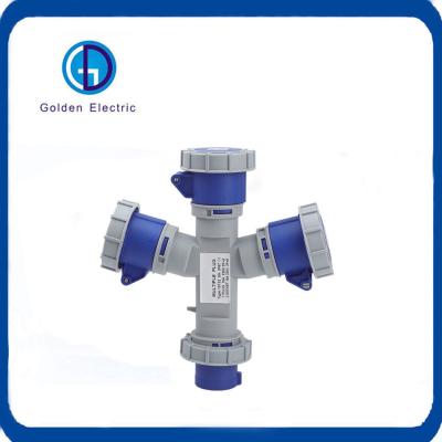 China Wall Mounted 3Way 3Pin 16A 220V Industrial Plug And Socket Waterproof for sale