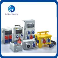 China Portable Combination Distribution Box Waterproof Plastic Industrial Socket Box at Best for sale