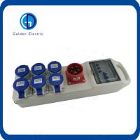 China Portable Combination Distribution Box Waterproof Plastic Industrial Socket Box at Best for sale