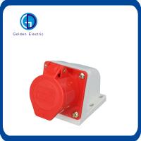 China Nominal Voltage 220V White Blue Yellow Red IP44 Surface-Mounted Industrial Socket for sale