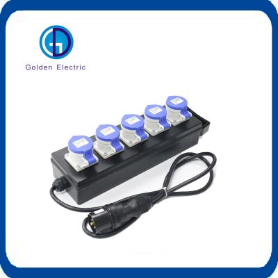 China ISO9001 2000 Certified IP67 Waterproof Industrial Socket Box with Customizable Design for sale