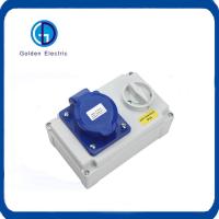 China PA Shell Waterproof 3pin 16A 32A IP44 220V-240V Industrial Interlocked Socket Electrical Switch for sale